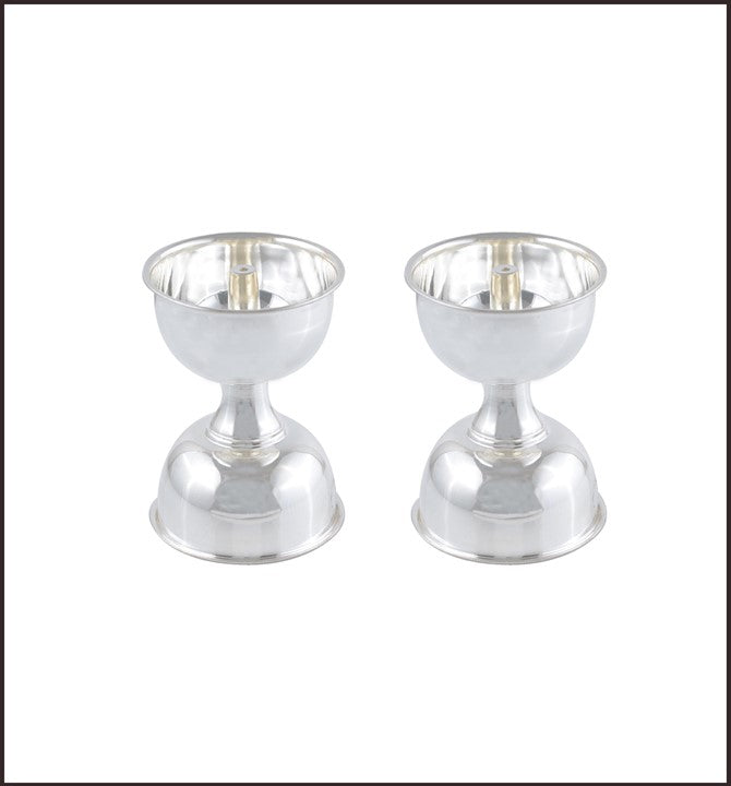 Classic Silver Deepam – Krishna Jewellers Pearls and Gems Pvt Ltd