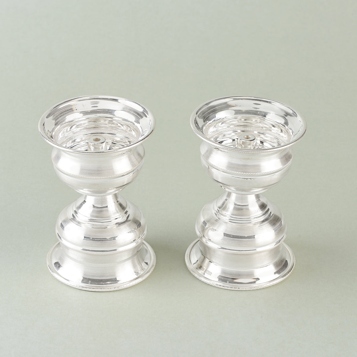 elegant-small-deepam-stands-crafted-in-92-5-pure-silver – Krishna ...