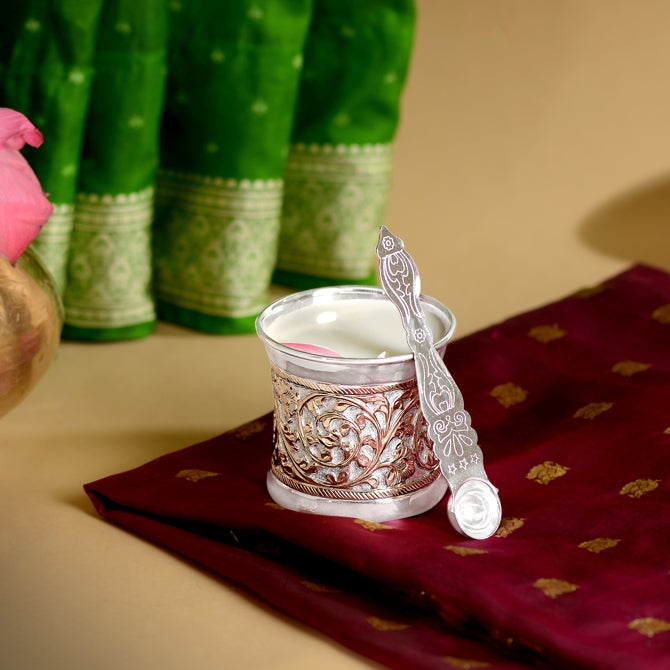 Silver Panchapatra Set – Krishna Jewellers Pearls and Gems Pvt Ltd